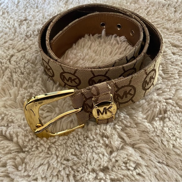 MICHAEL Michael Kors | Accessories | Michael Kors Mk Logo Belt | Poshmark